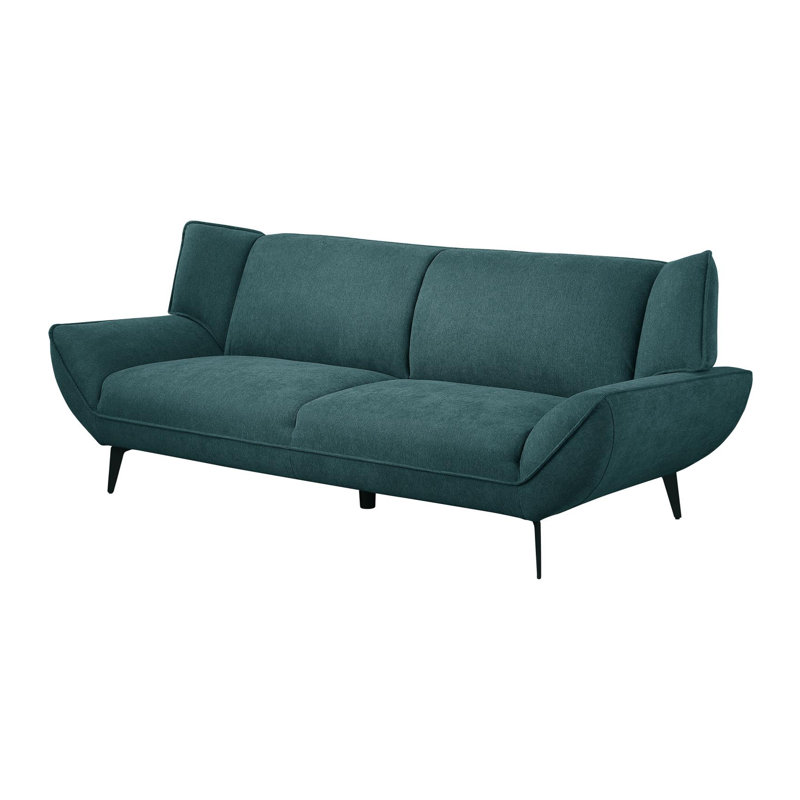 Larke 83.1 W Upholstered Sofa in Teal